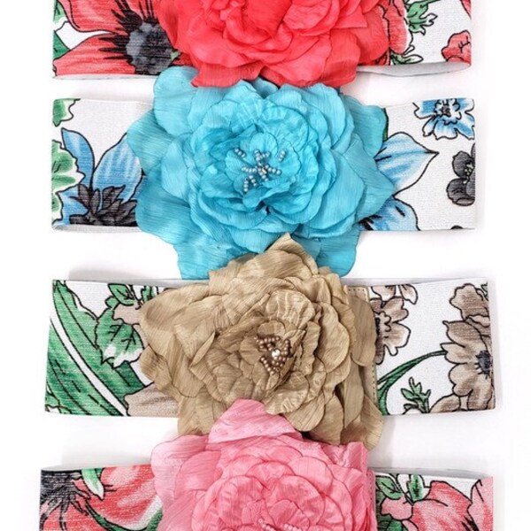 Flower Belt - Etsy