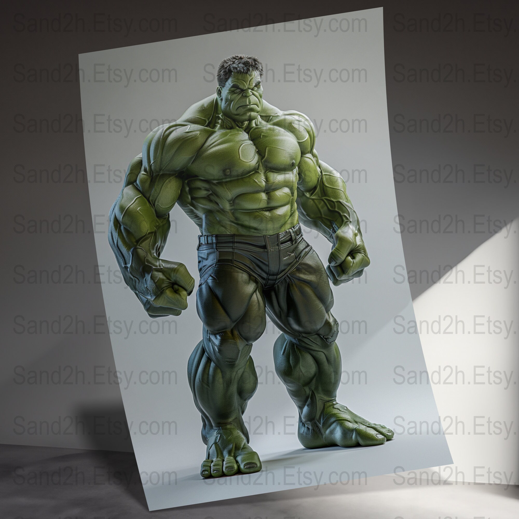 Hulk Stands _ Wall Art _ Digital Downloadsno PHYSICAL SHIPPING - Etsy