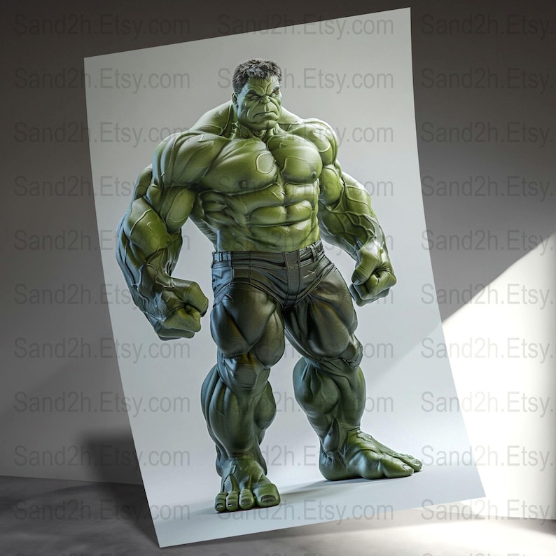 Hulk Stands _ Wall Art _ Digital Downloads(no PHYSICAL SHIPPING) - Etsy