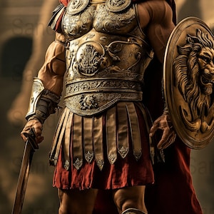 Roman Warrior Wall Art, Historical Art Decor, 10 Ancient Rome Posters ...