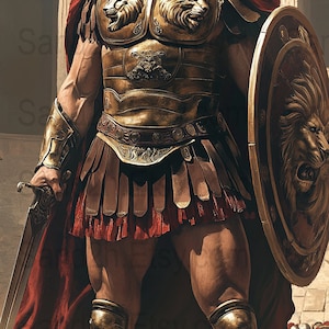 Roman Warrior Wall Art, Historical Art Decor, 10 Ancient Rome Posters ...