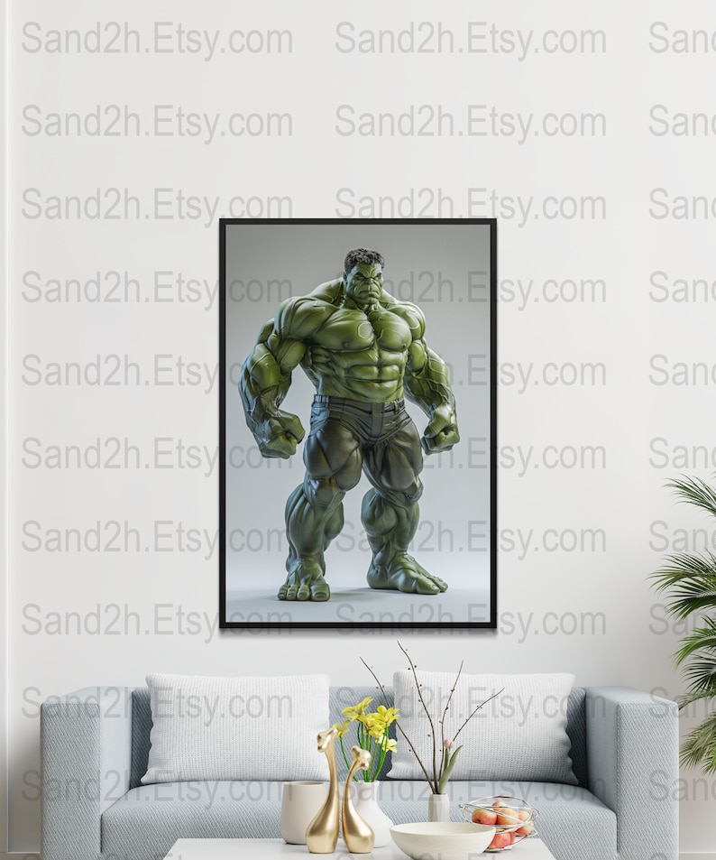 Hulk Stands _ Wall Art _ Digital Downloads(no PHYSICAL SHIPPING) - Etsy