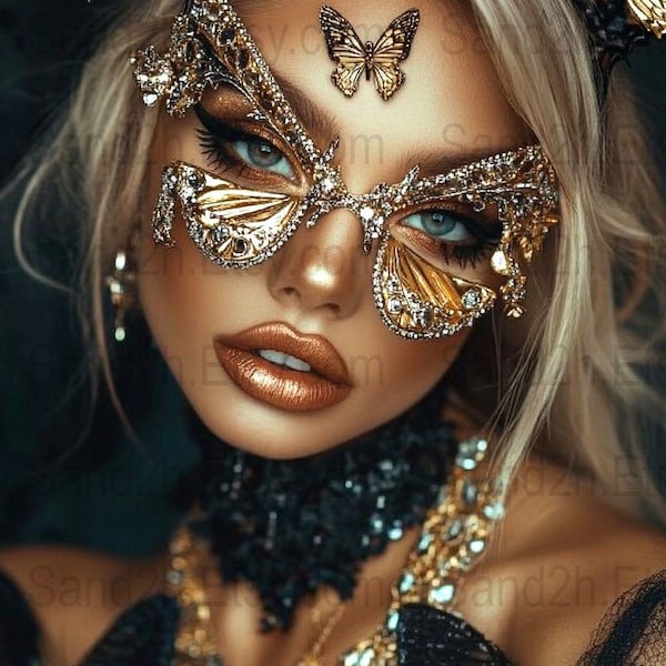 Butterfly Mask - Etsy