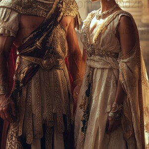 Historical Roman Couple Wall Art, Classic Roman Empire Decor ...