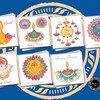 Diwali Day Handprint Art Craft, Preschool DIY Printable Activity Gift ...