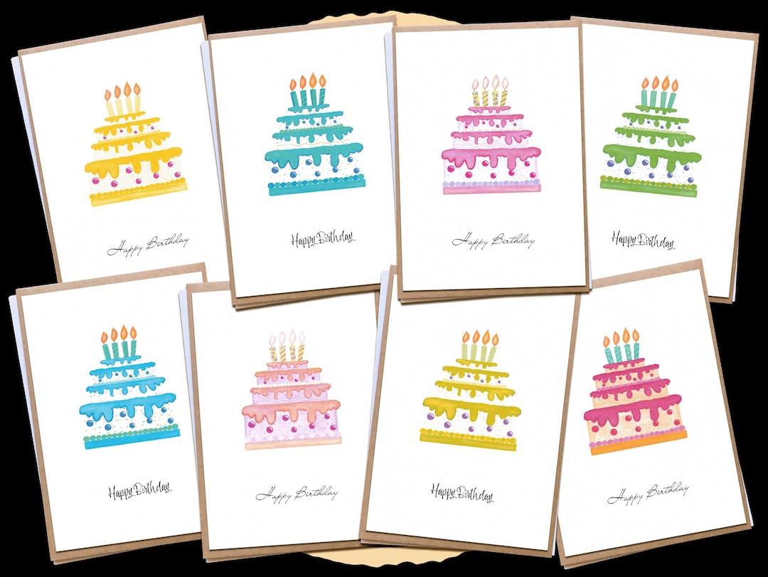Birthday Card Pack | Birthday Card Multipack | Pack of Birthday Card ...
