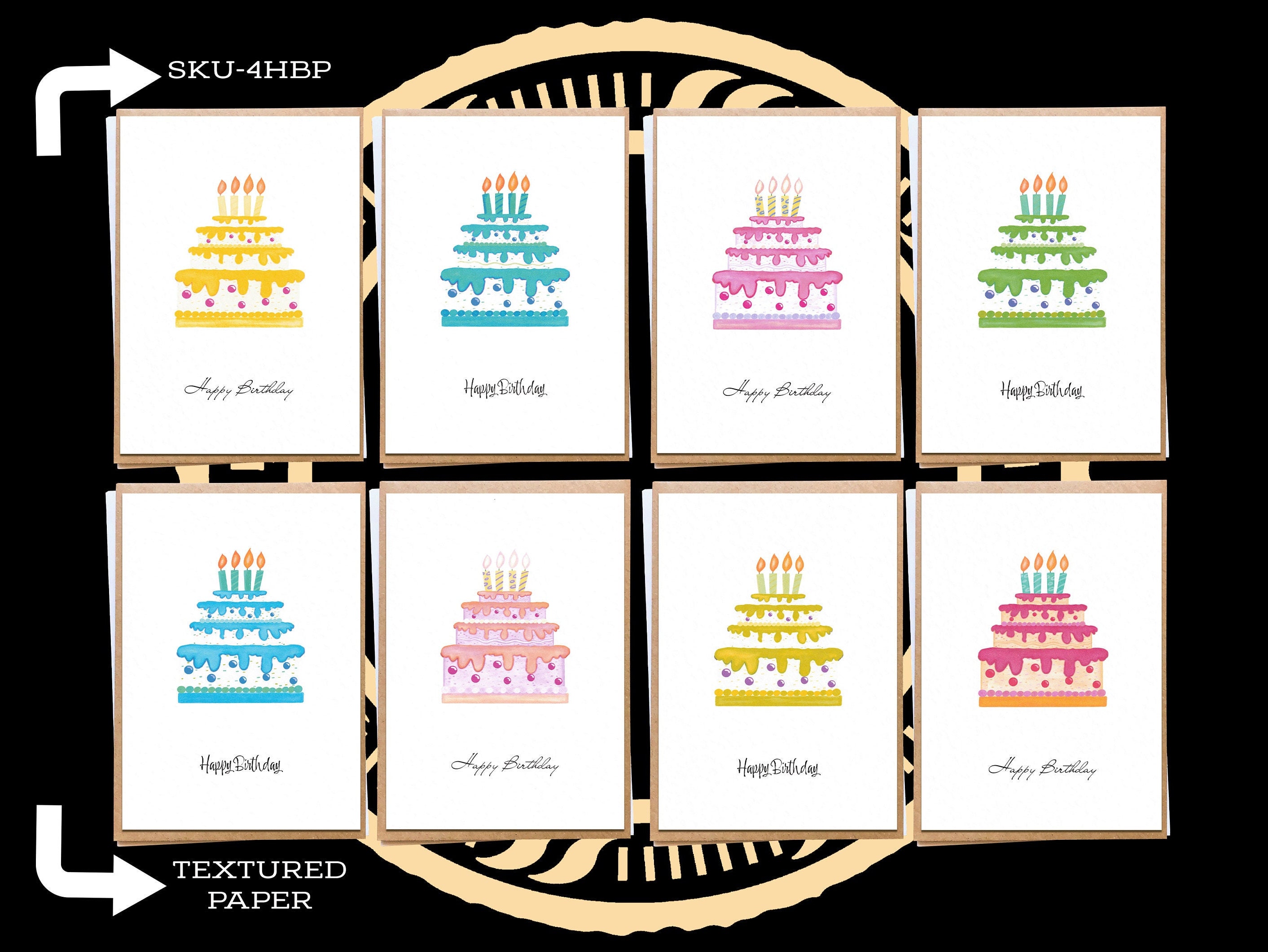 Birthday Card Pack | Birthday Card Multipack | Pack of Birthday Card ...