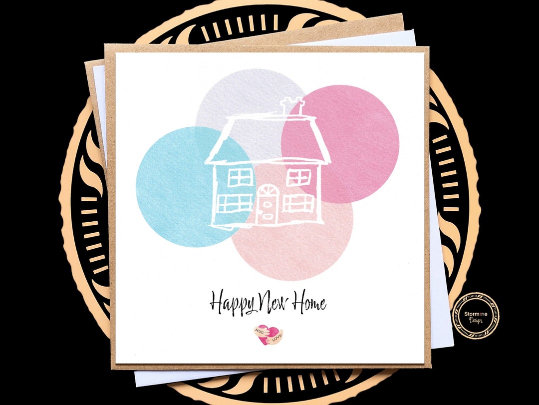 New Home Card, Congratulations Card, Moving Home Card, Home Sweet Home ...