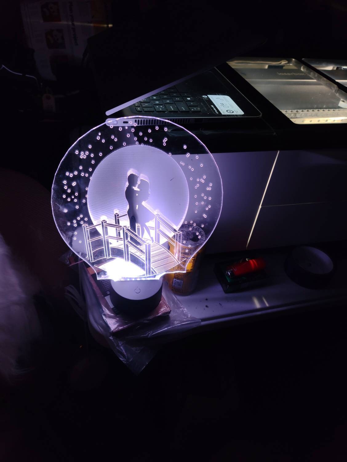 Laser Engraved LED Light - Etsy