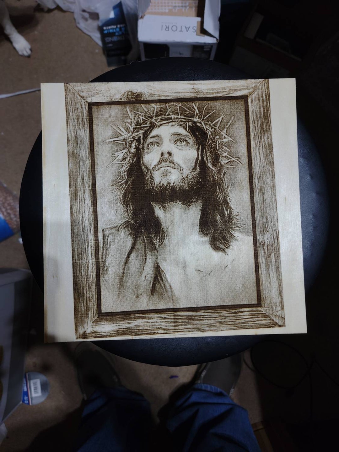 Laser Engraved Jesus Christ - Etsy