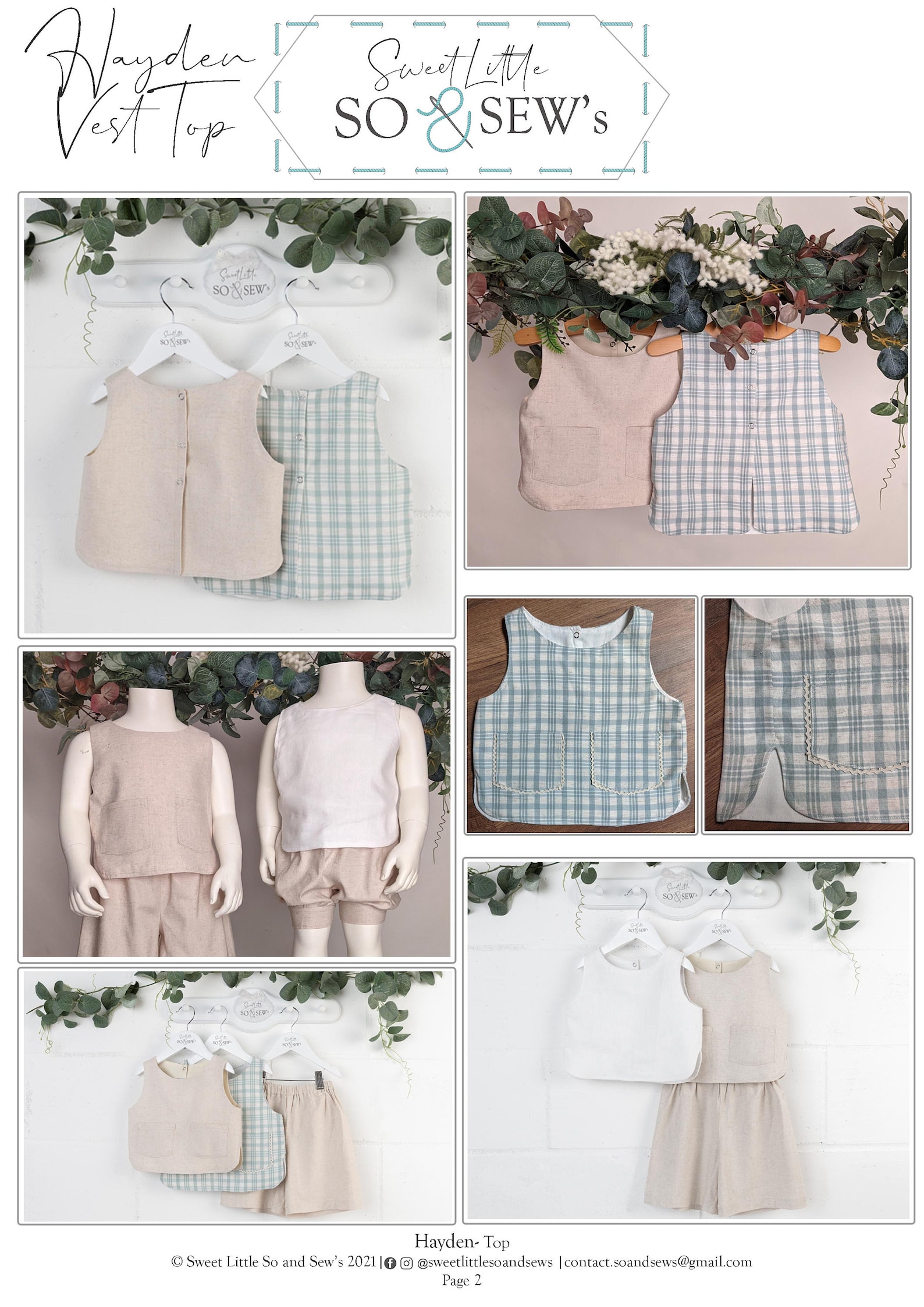 EASY Baby Children's PDF Sewing Pattern Simple - Etsy