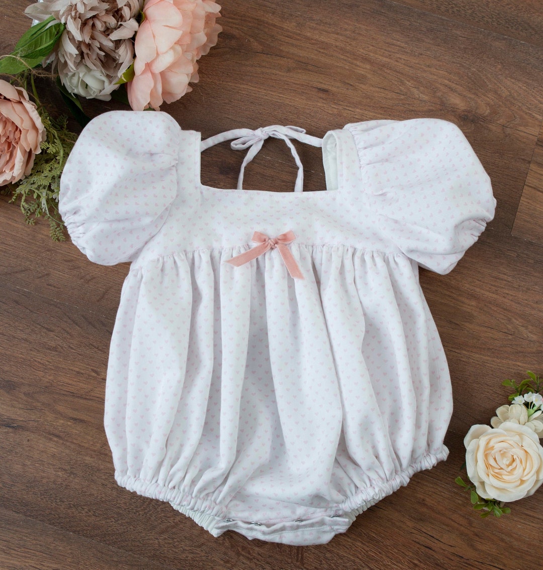 EASY Baby Bubble Romper Playsuit PDF Sewing Pattern, Simple Step-by-step Instructions, Balloon ...