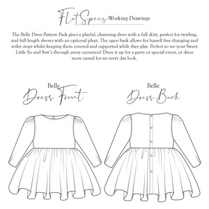 Baby/kids Dress PDF Sewing Pattern, Gathered Volume Dress, EASY Step-by ...