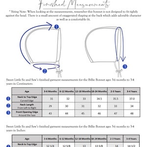 EASY Baby / Children's Bonnet With Bear Ears PDF Sewing Pattern, Simple ...