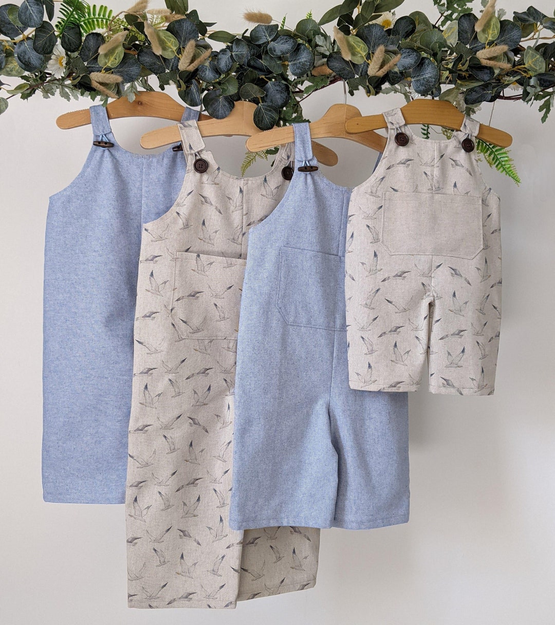 Baby/child Overalls, PDF Sewing Pattern, 2 Design Collection, Full ...