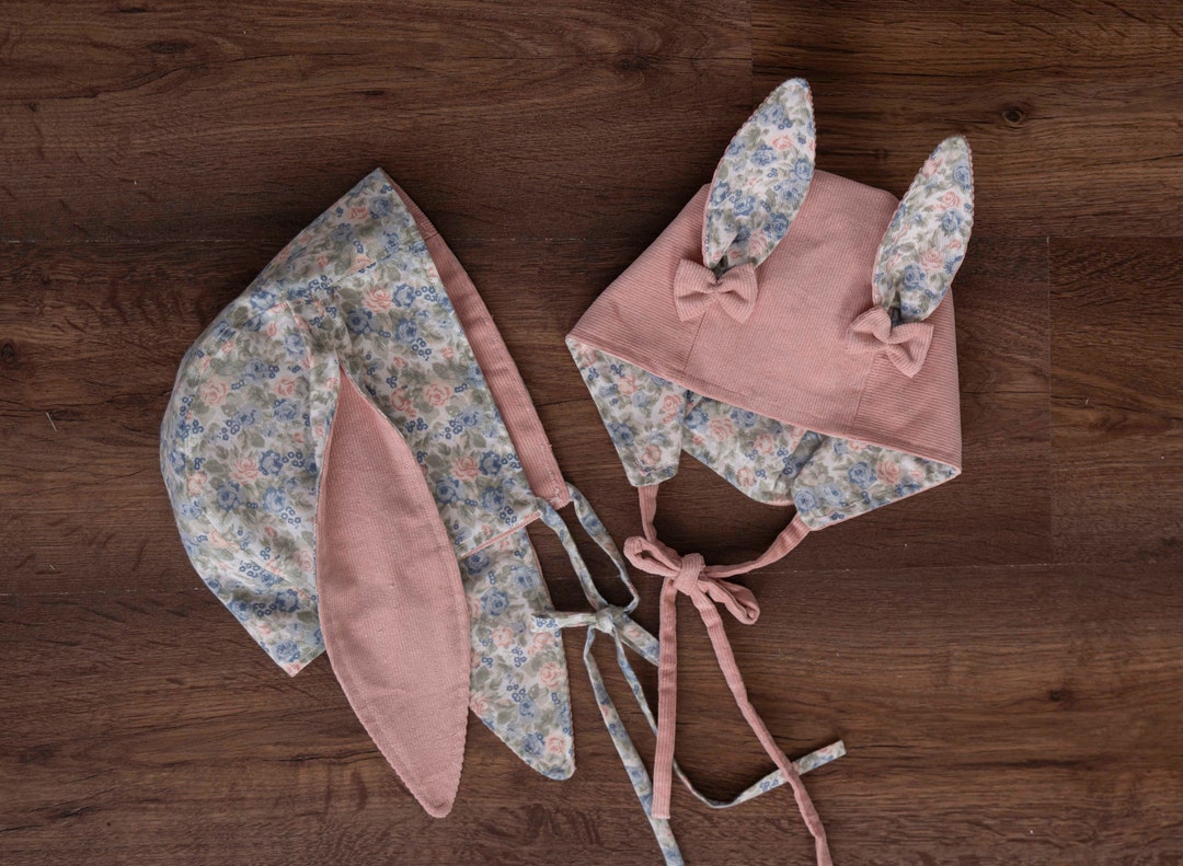 EASY Baby Children's Bonnet With Bunny Ears PDF Sewing Pattern, Simple ...