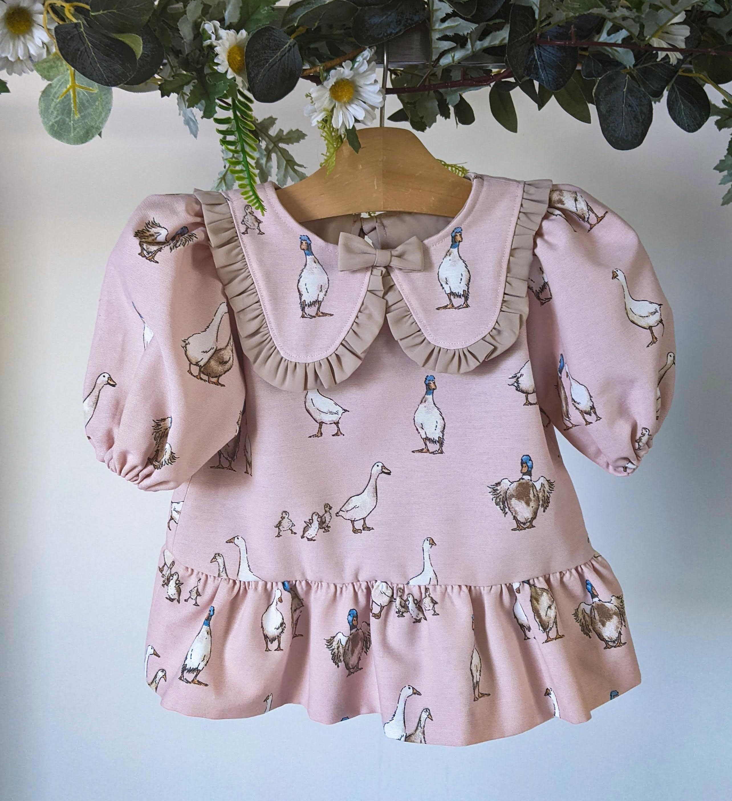 Children's Jemima Dress PDF Sewing Pattern: Sizes 3-6 Mths to 10 Yrs ...