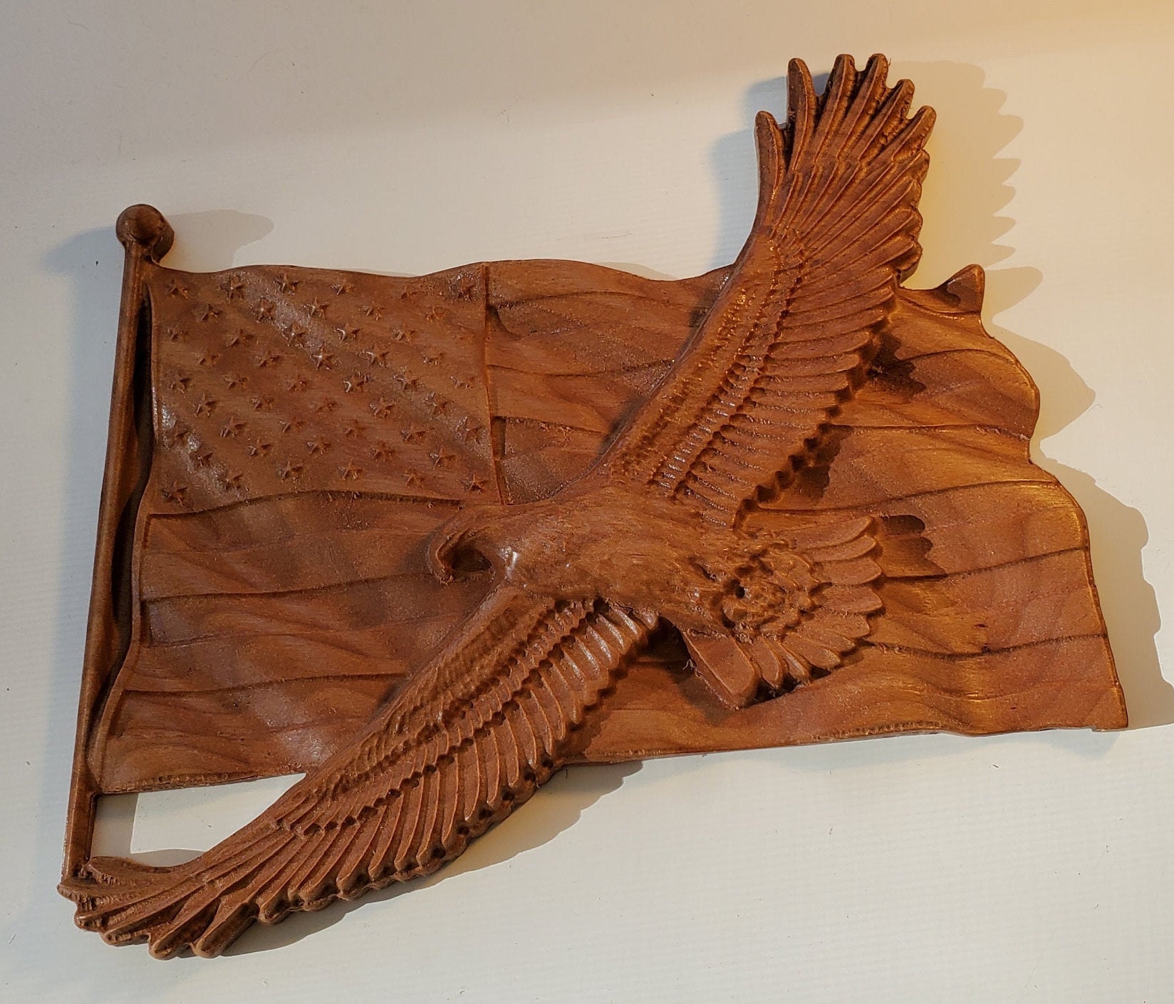 Flag & Eagle Sign - Etsy