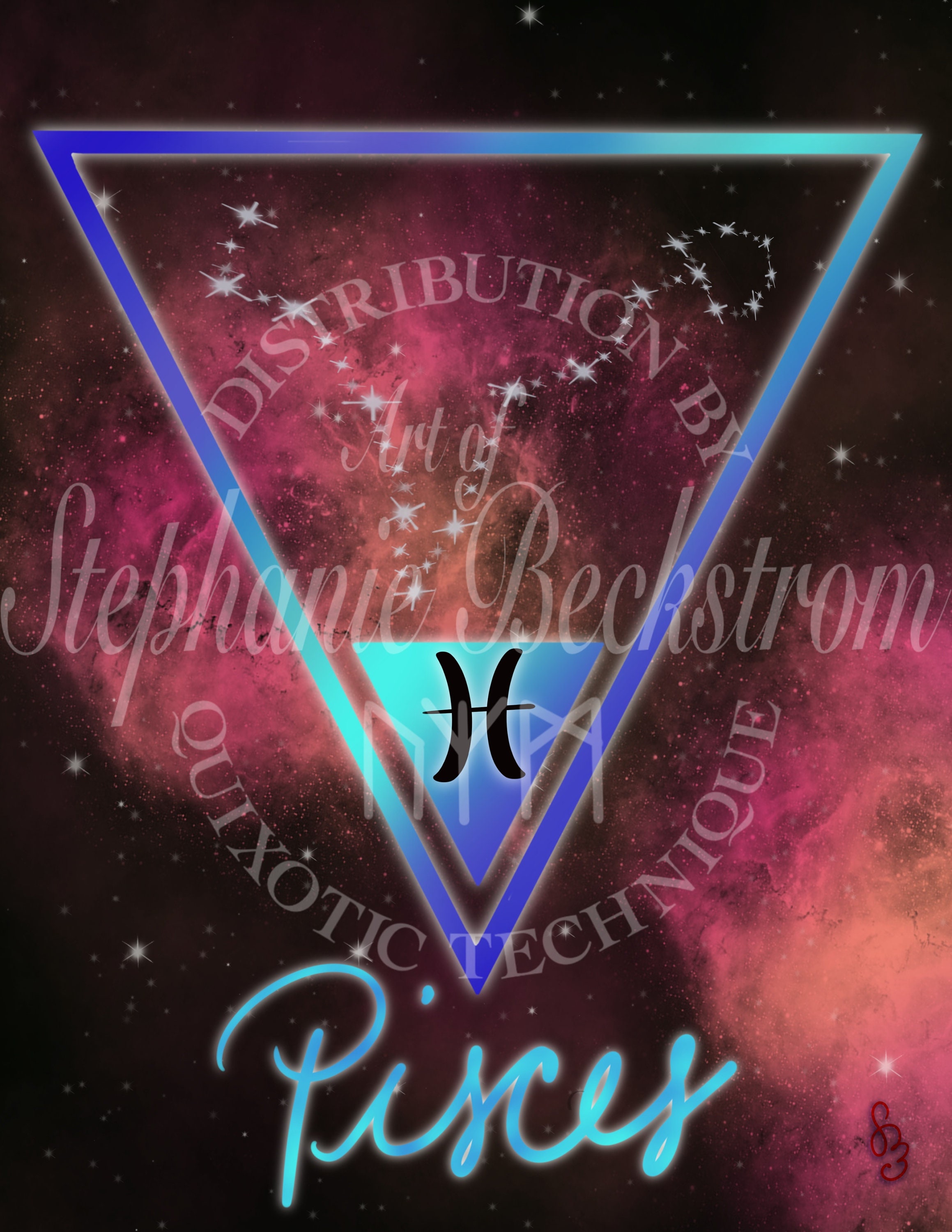 Pisces - Elemental Zodiac DIGITAL DOWNLOAD - Etsy
