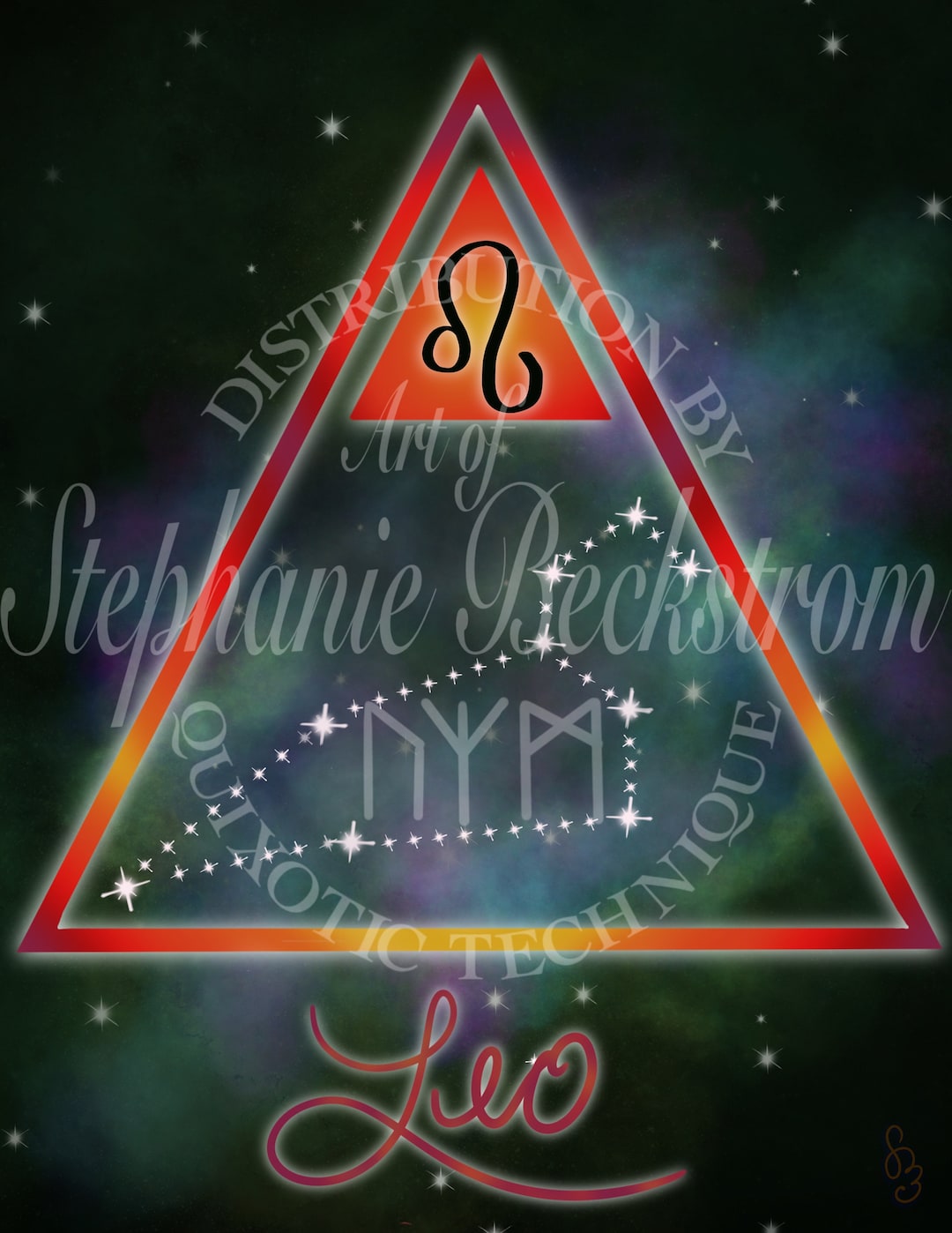Leo - Elemental Zodiac DIGITAL DOWNLOAD - Etsy
