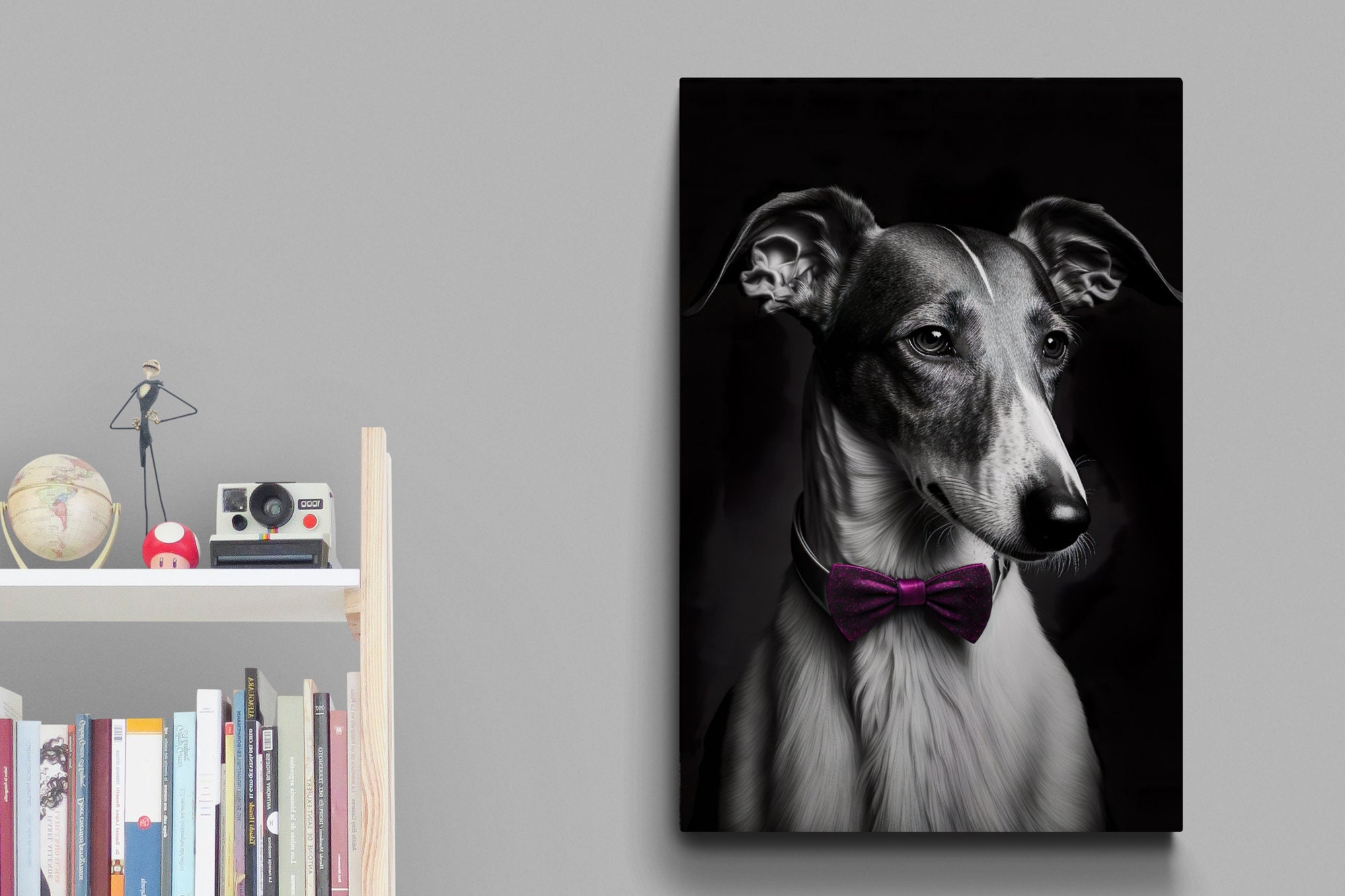 Greyhound Wall Art Greyhound Dog Canvas Art for Dog Lover Art Canvas ...