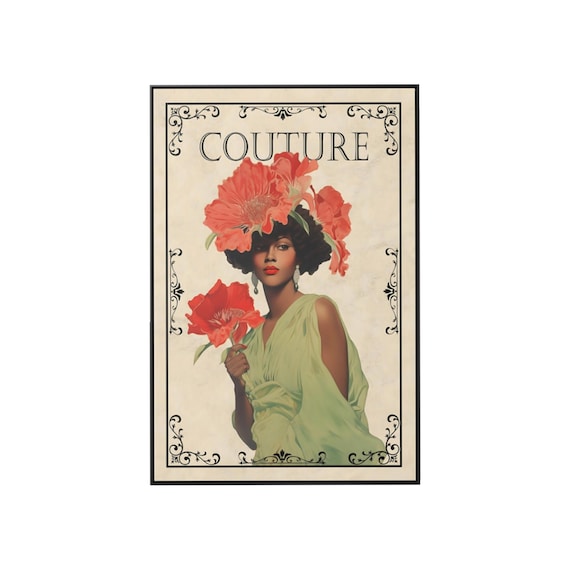 Vintage Couture Magazine Cover Prints