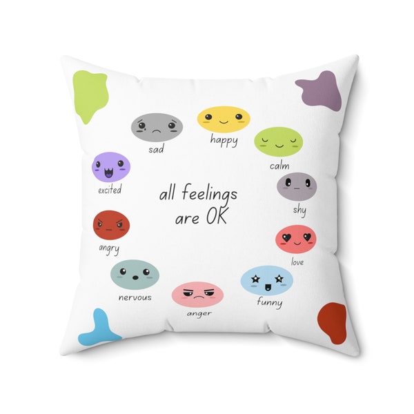 Feelings Wheel Pillow - Etsy