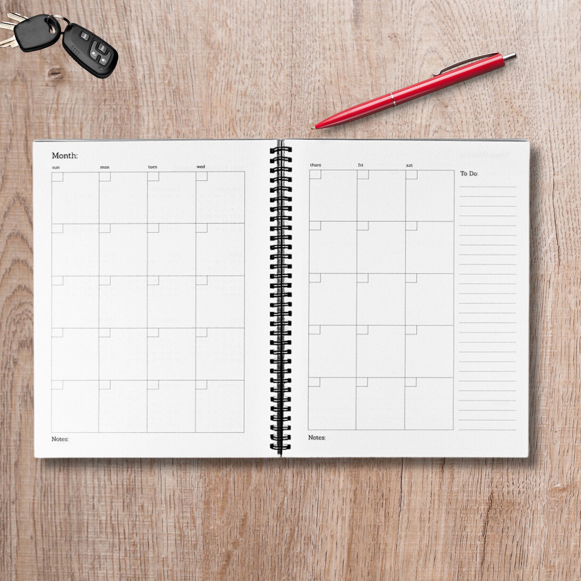 Social Worker Planner Social Work Weekly Monthly Work Planner Mental ...