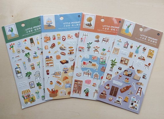 Korean Stickers Bullet Journal Stickers Planner House - Etsy