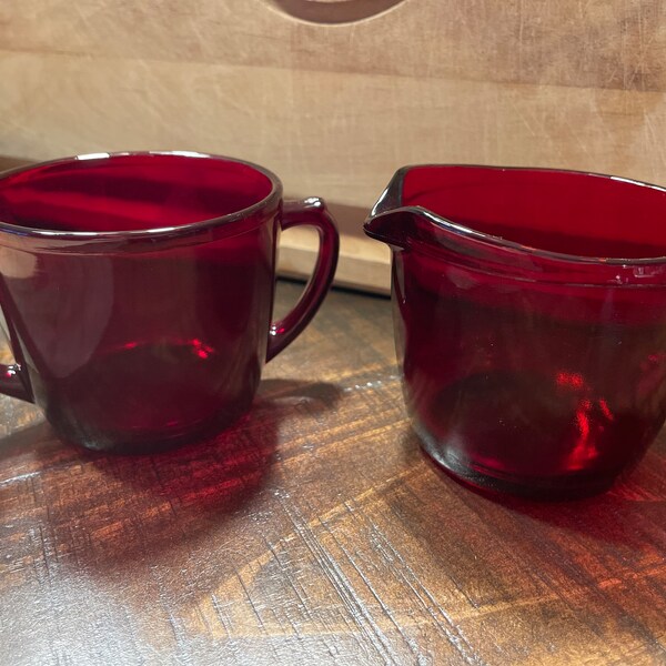 Red Creamer - Etsy