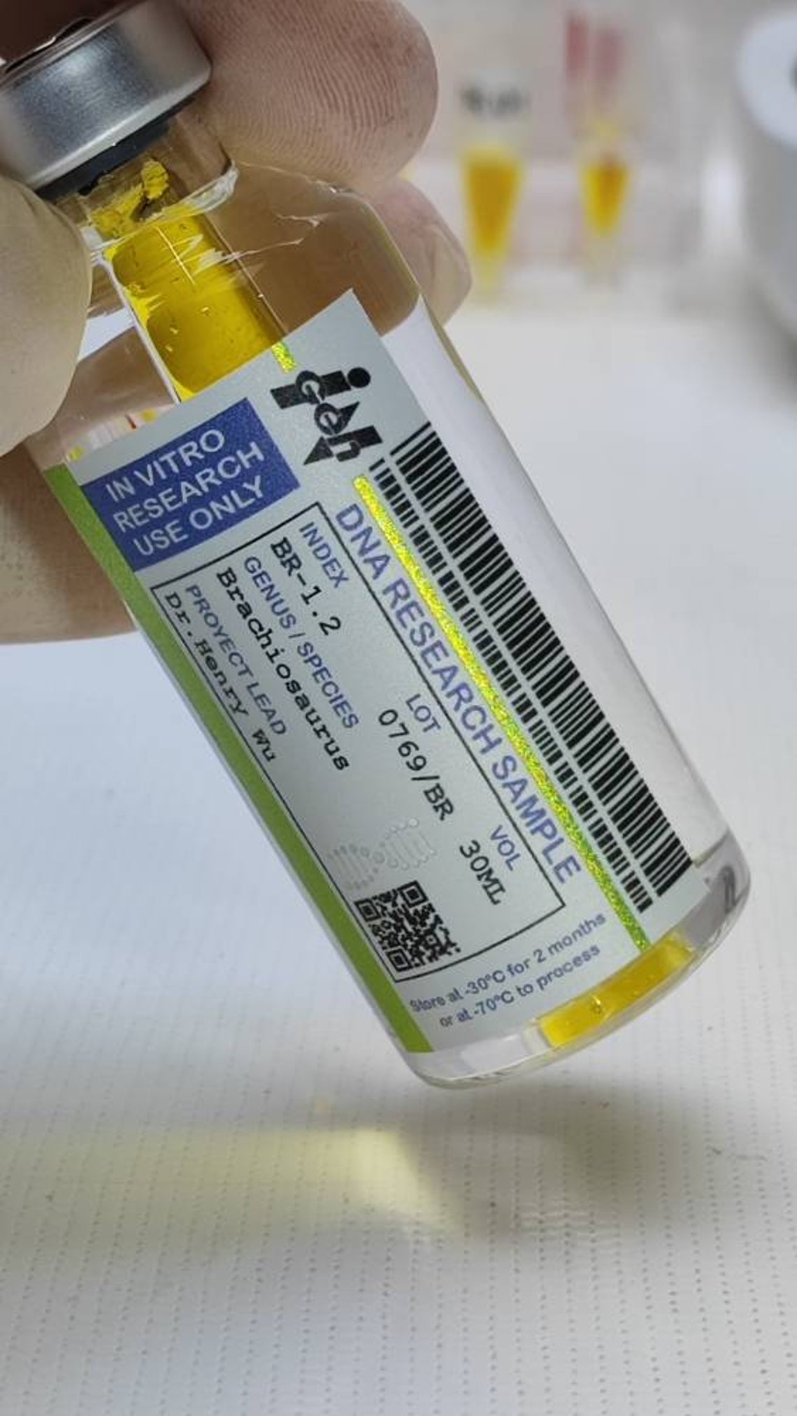 Brachiosaurus 1.2 DNA Ingen Jurassic Park | Etsy