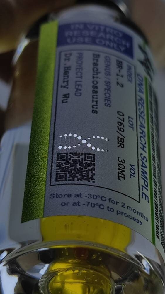 Brachiosaurus 1.2 DNA Ingen Jurassic Park | Etsy