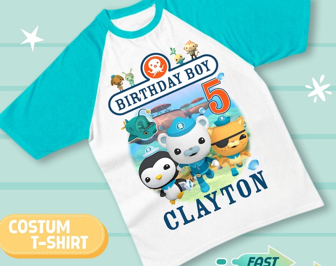Octonauts Birthday Shirt, Octonauts Family Shirt, Octonauts Party Shirt ...
