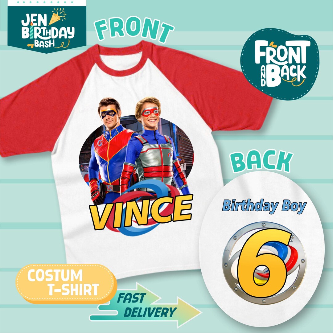 Personalized Henry Birthday Shirt: Custom Name & Age - Etsy