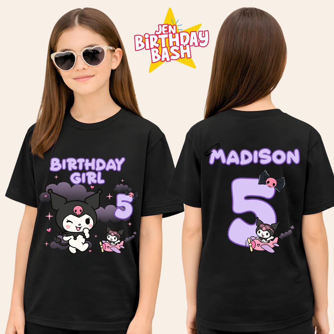 Kurmi Birthday Tshirt, Sanro Theme Party, Family Matching Tee - Etsy