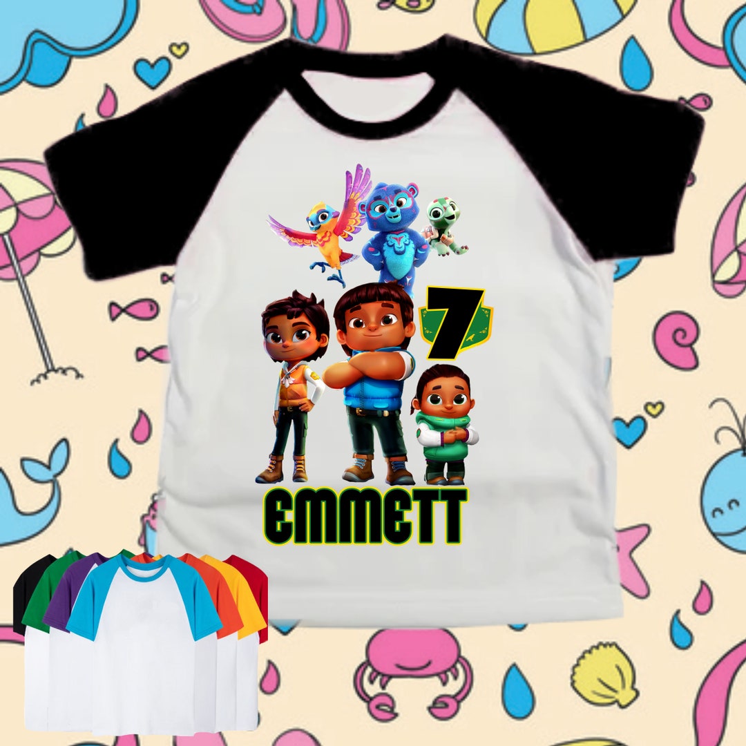 Inspired Spirit Ranger Birthday Shirt Kids Show Kodiak, Summer Eddy ...