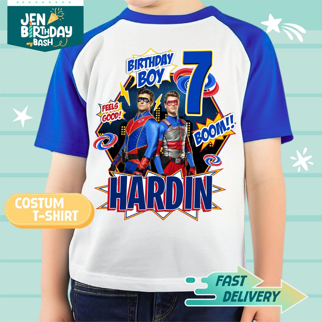 Personalized Henry Birthday Shirt: Danger Theme Party, Matching Family ...