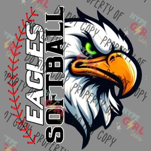 Eagles Baseball Design, Digital File PNG. Instant Download, Ready to ...