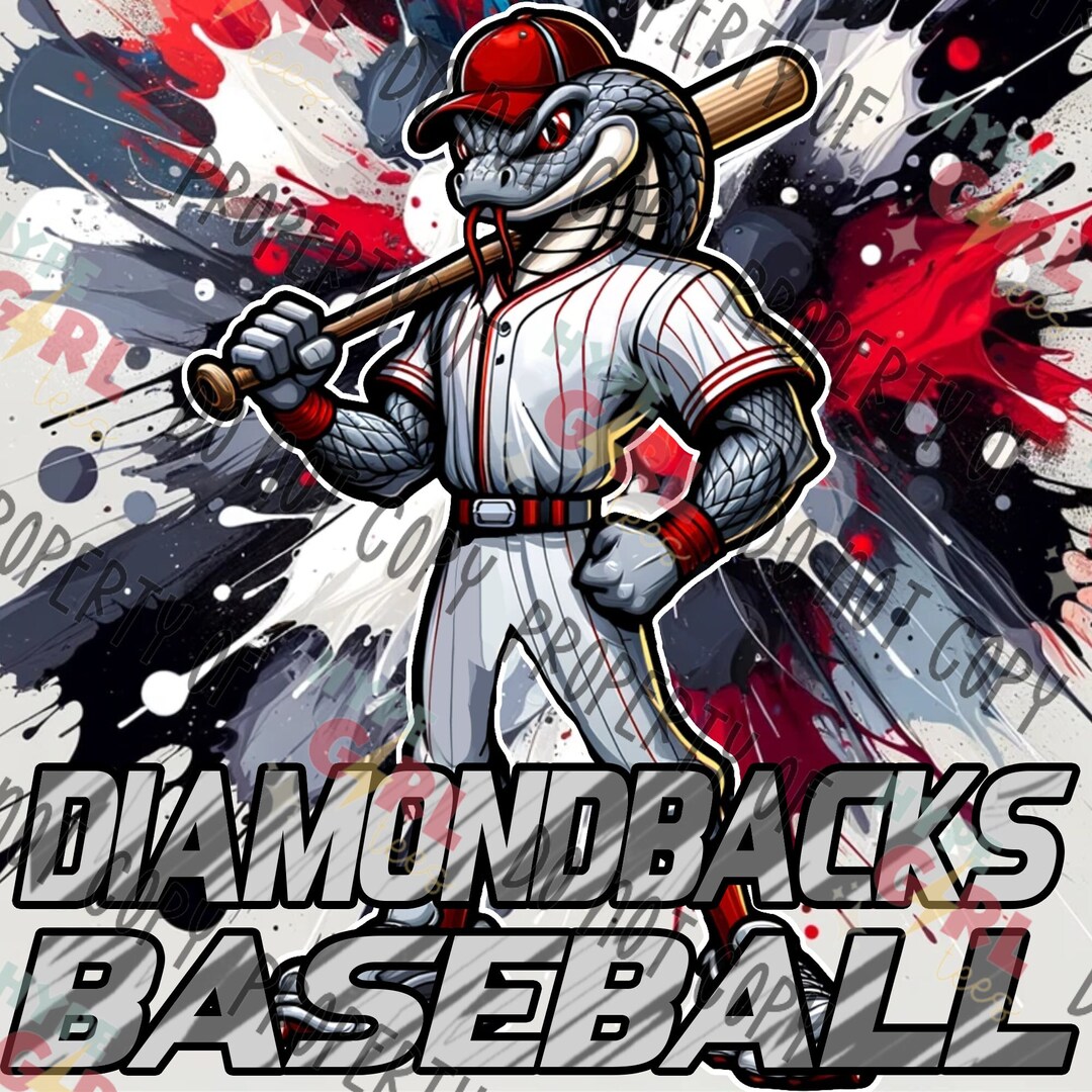 Snake Baseball Mascot PNG Digital File. Red & Gray Variant. OTHER ...