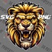 Lion Head SVG + PNG, Digital File. Lions Logo Instant Download. TONS of ...