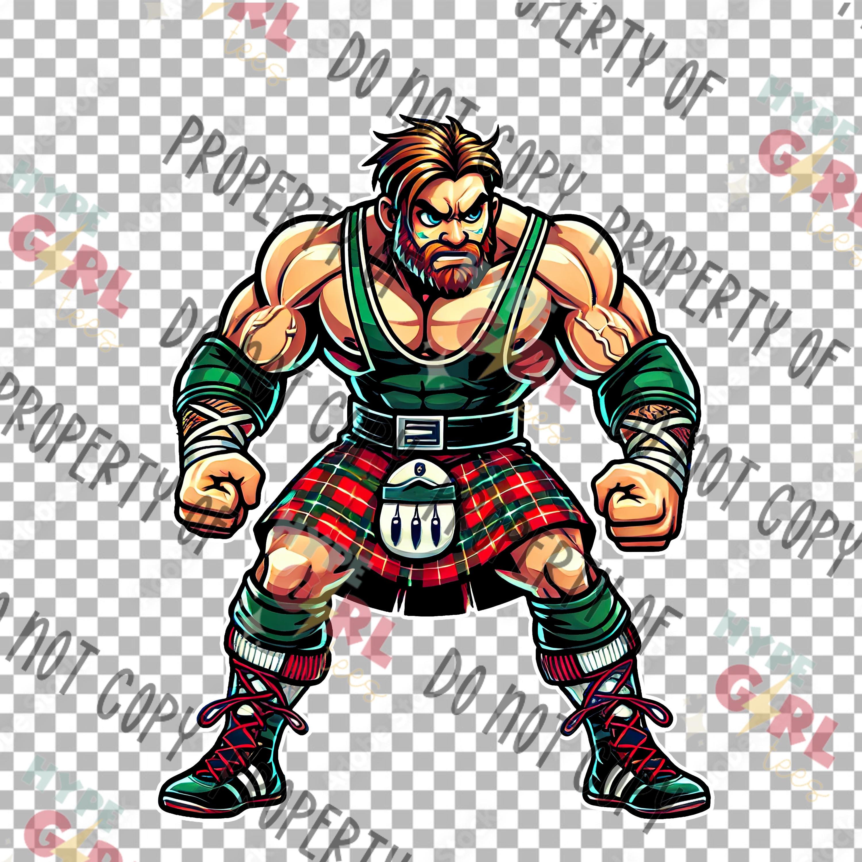 Exclusive Highlanders Wrestling Male & Female Designs - Etsy