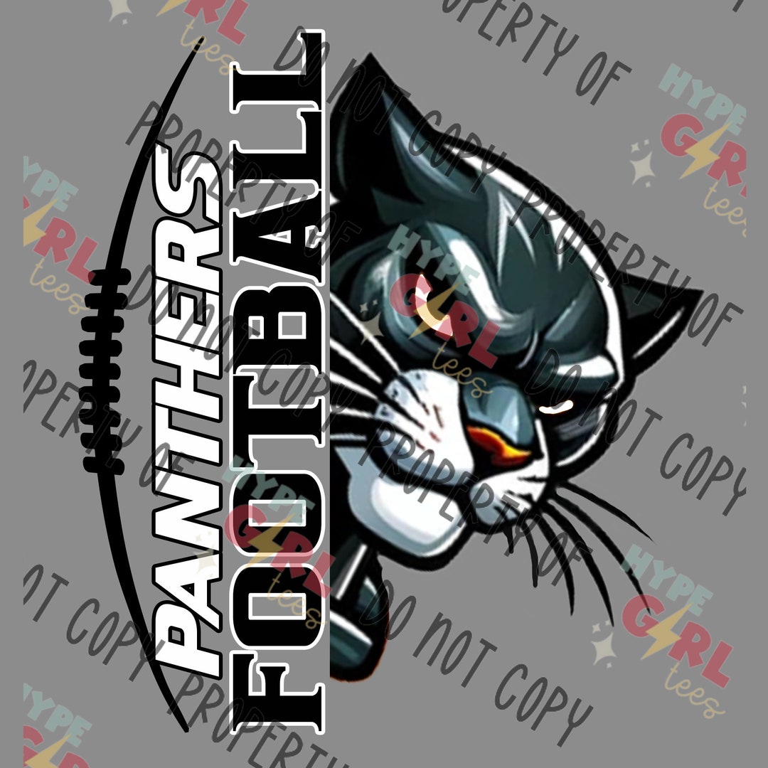 Panthers Football Design, Digital File PNG. Instant Download, Ready to ...