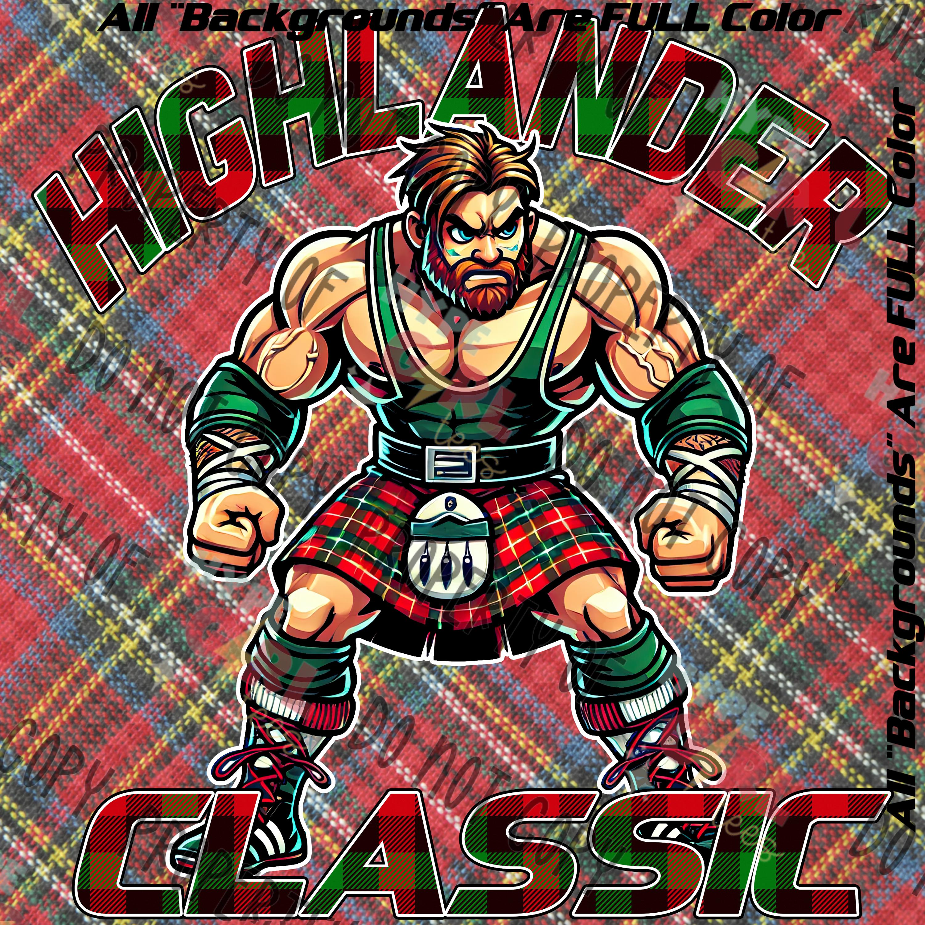 Exclusive Highlanders Wrestling Male & Female Designs - Etsy