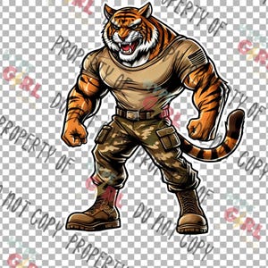 Tigers ROTC Design PNG Digital File Instant Download! TONS of Other ...