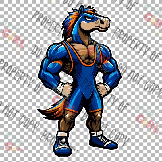 Logotipo De Lucha Libre Mustang