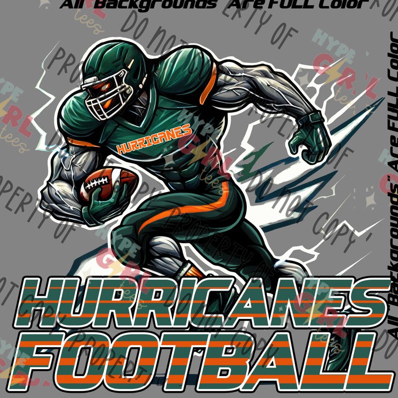 Miami Hurricanes Svg - Etsy