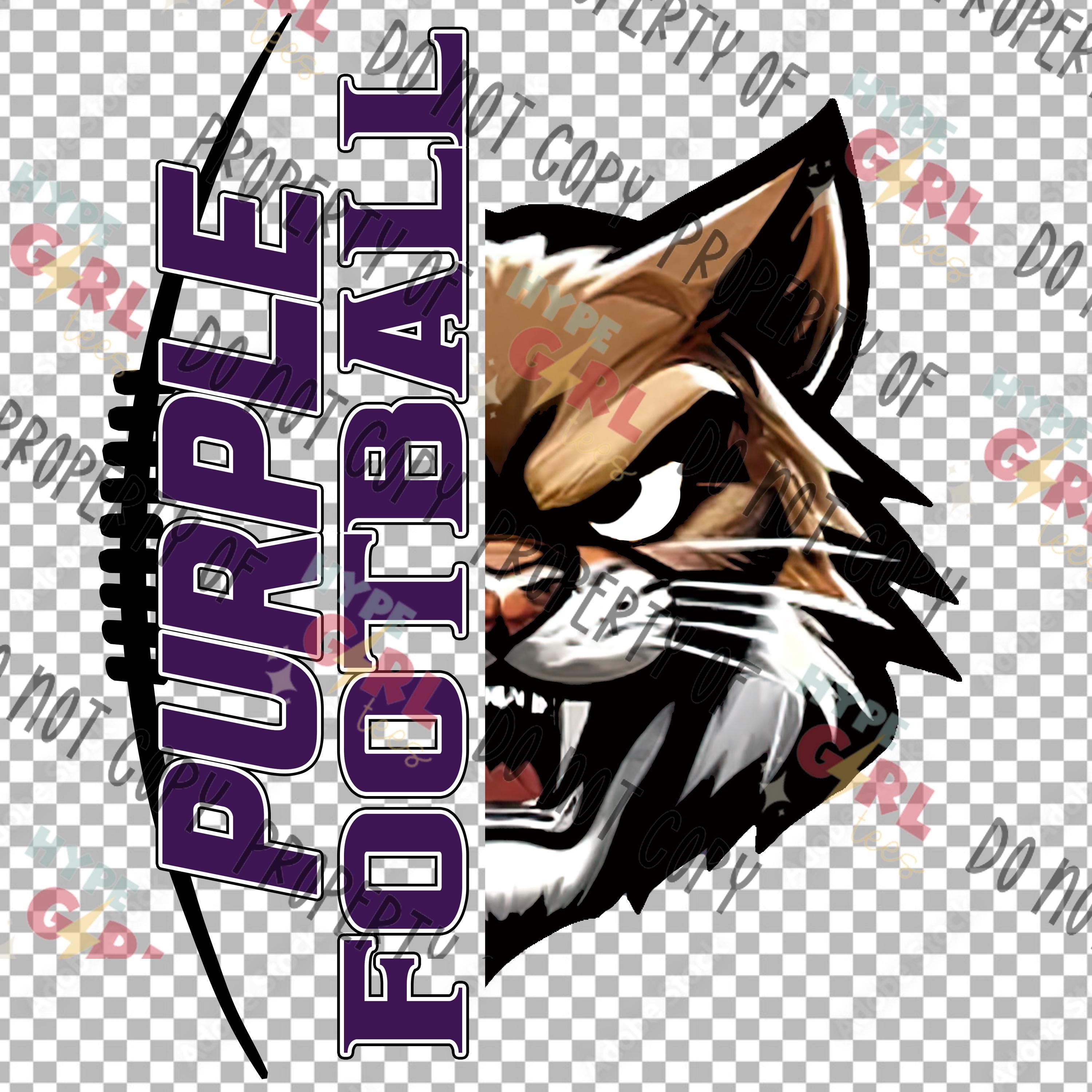 Wildcats Football Design, Digital File PNG. Instant Download, Ready to ...