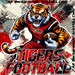 Tigers Football PNG Digital File. Red & Black Variation. Other Colors ...