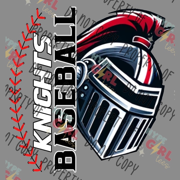 Knights Baseball Svg - Etsy
