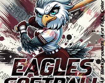 Dragons Baseball / Softball Mascot PNG Digital File. Black & Gold ...